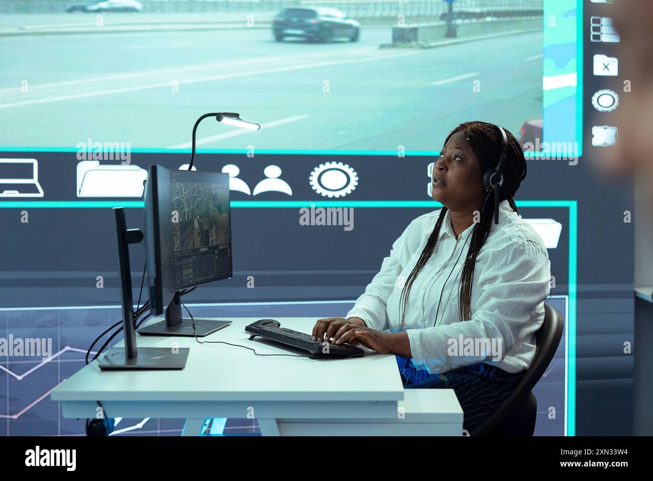 Cctv footage room street hi-res stock photography and images - Alamy