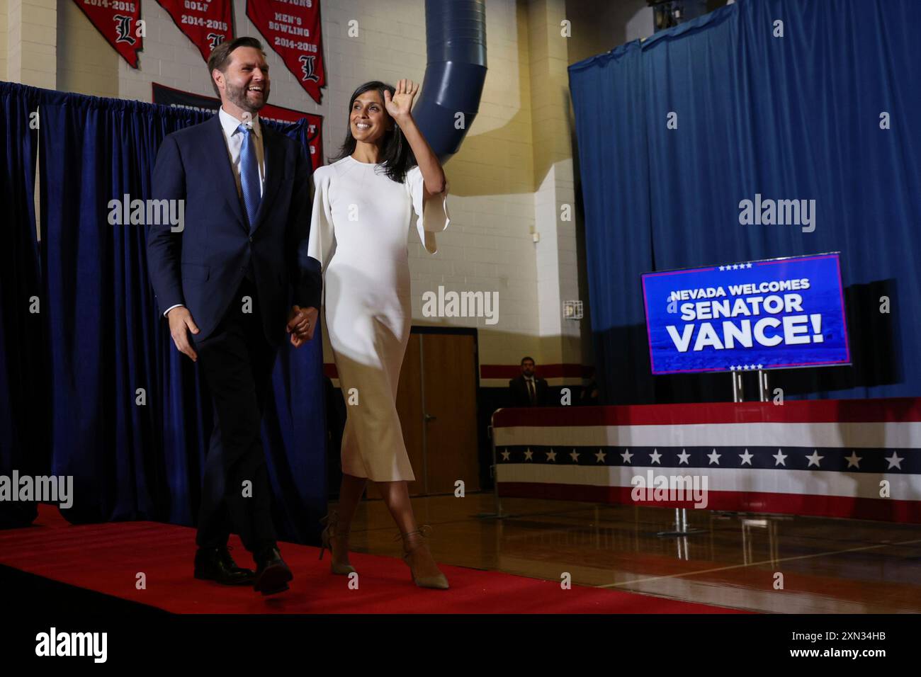 Republican vice presidential candidate Sen. JD Vance, R-Ohio, takes the ...