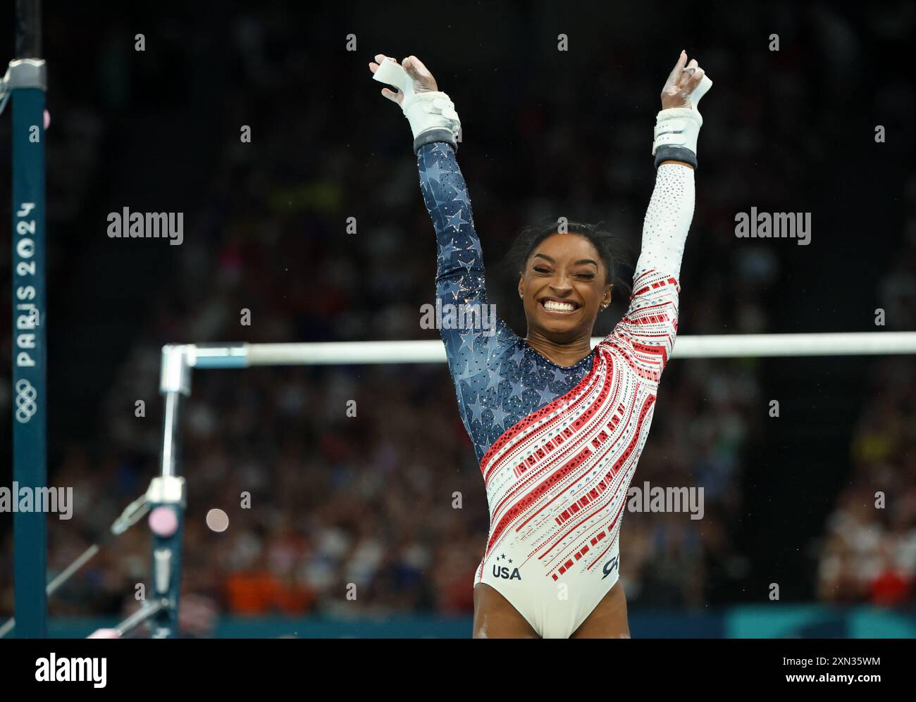 Paris, Ile de France, France. 30th July, 2024. Simone Biles of the ...