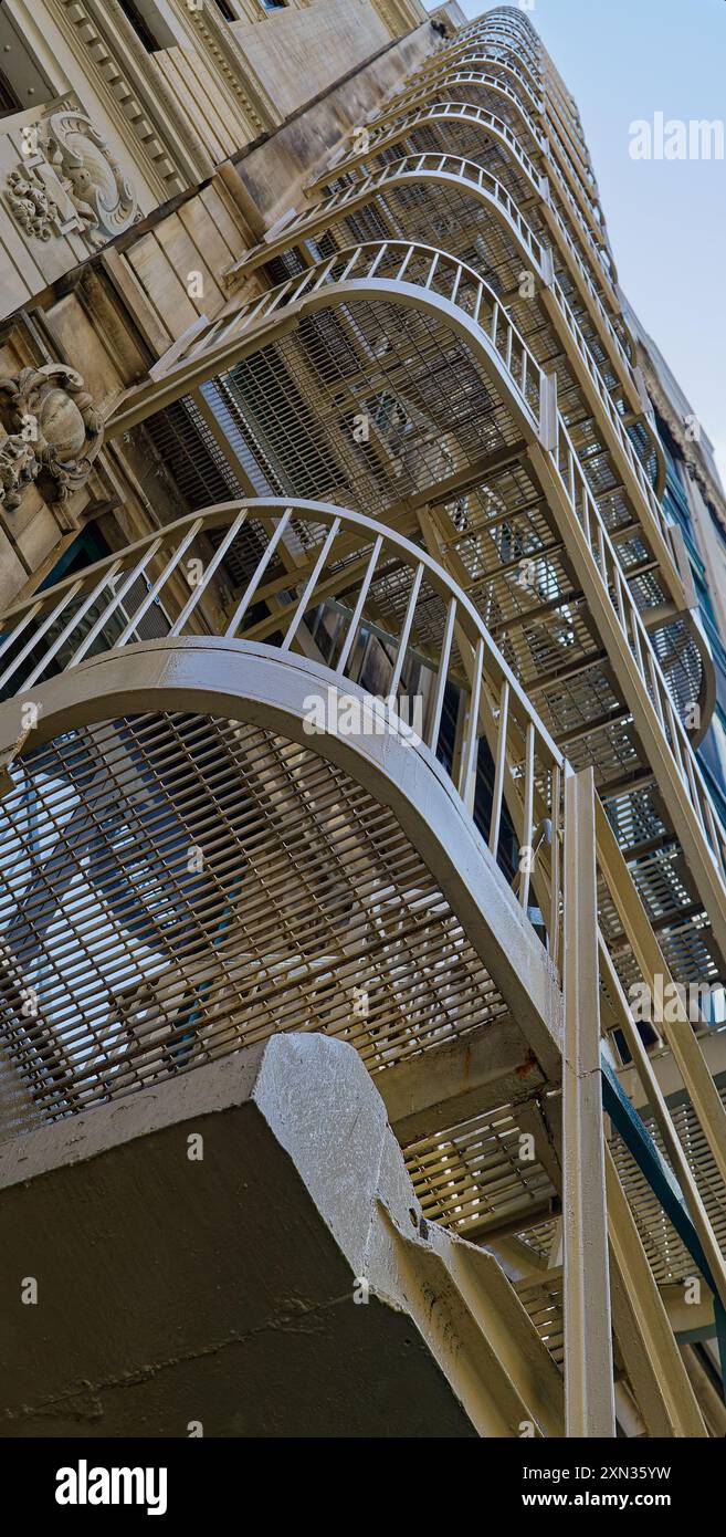 A massive curved fire escape is the most prominent feature of Gramercy ...