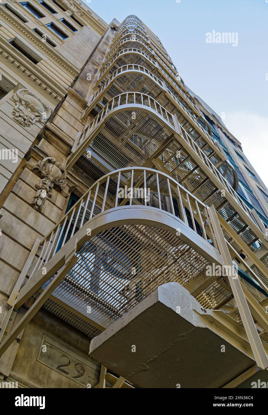 A massive curved fire escape is the most prominent feature of Gramercy ...