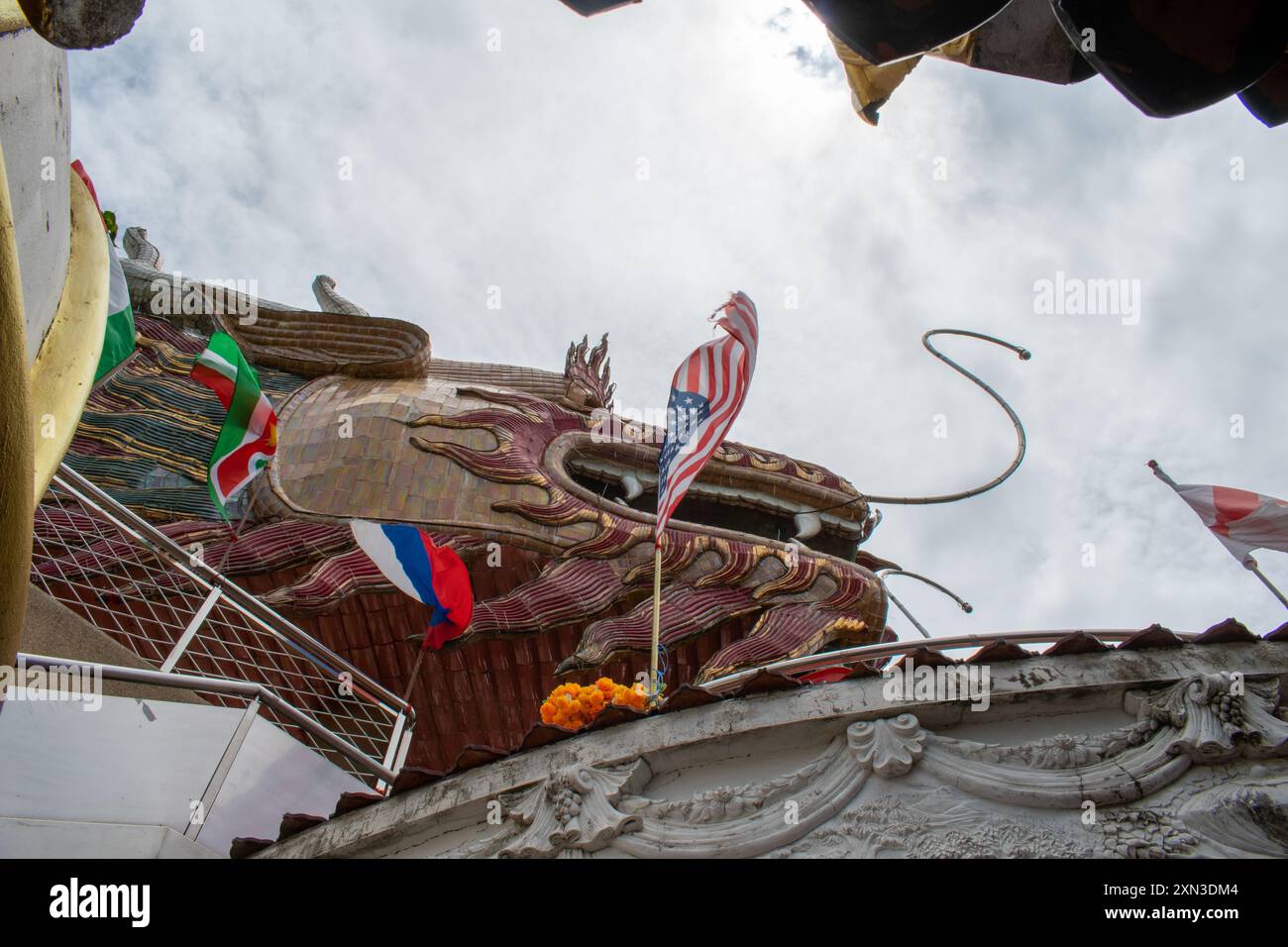 Wat Samphran or Dragon Temple, Nakhon Pathom, Thailand Stock Photo - Alamy