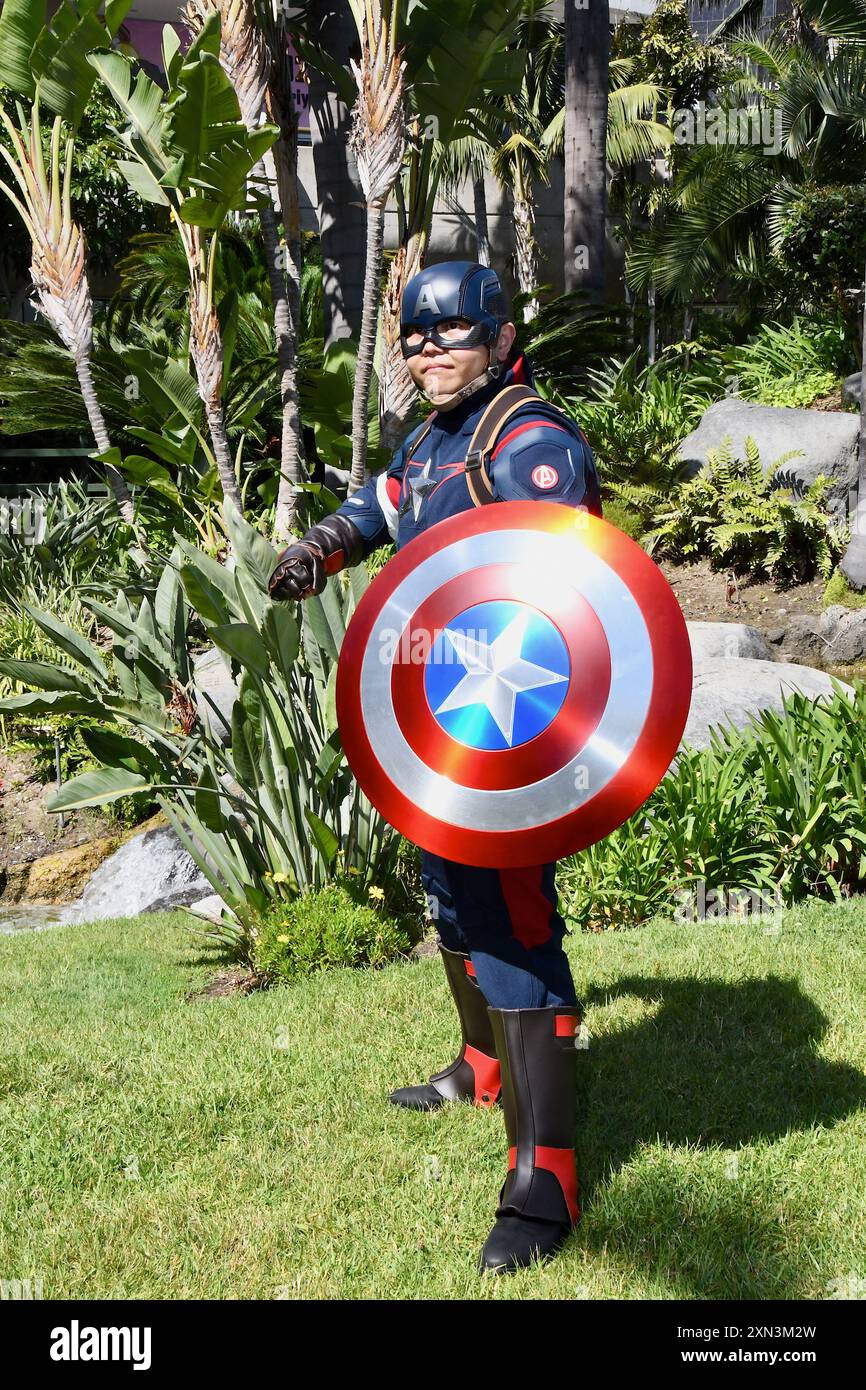 Cosplayer poses on Day 2 of San Diego Comic Con International held on ...