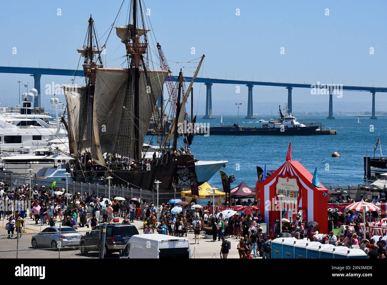 San Diego Marina during Comic Con 2024 Day 4 held on July 28, 2024 ...