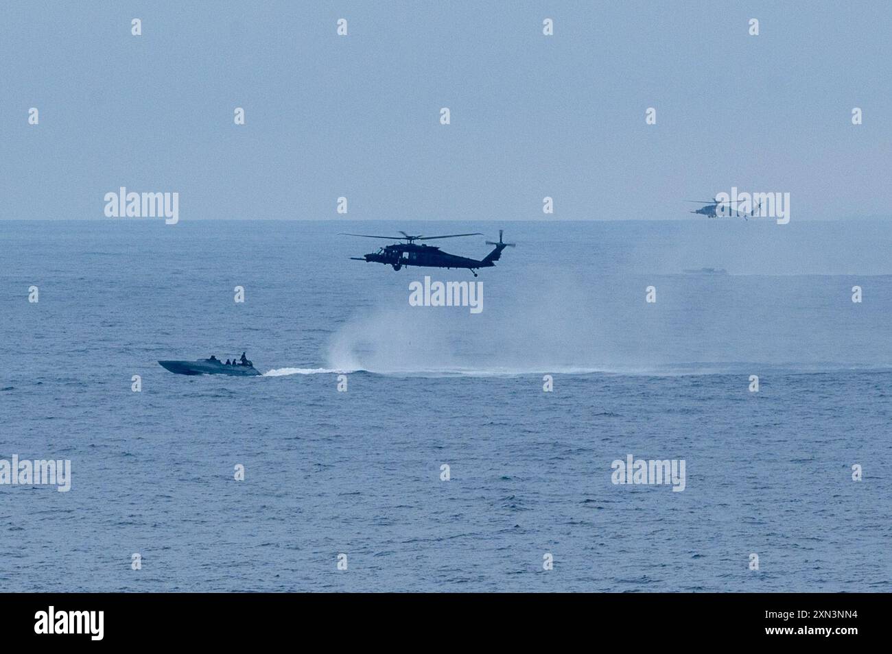 U.S. Navy Special Warfare Combat Crewman (SWCC) conduct precision ...