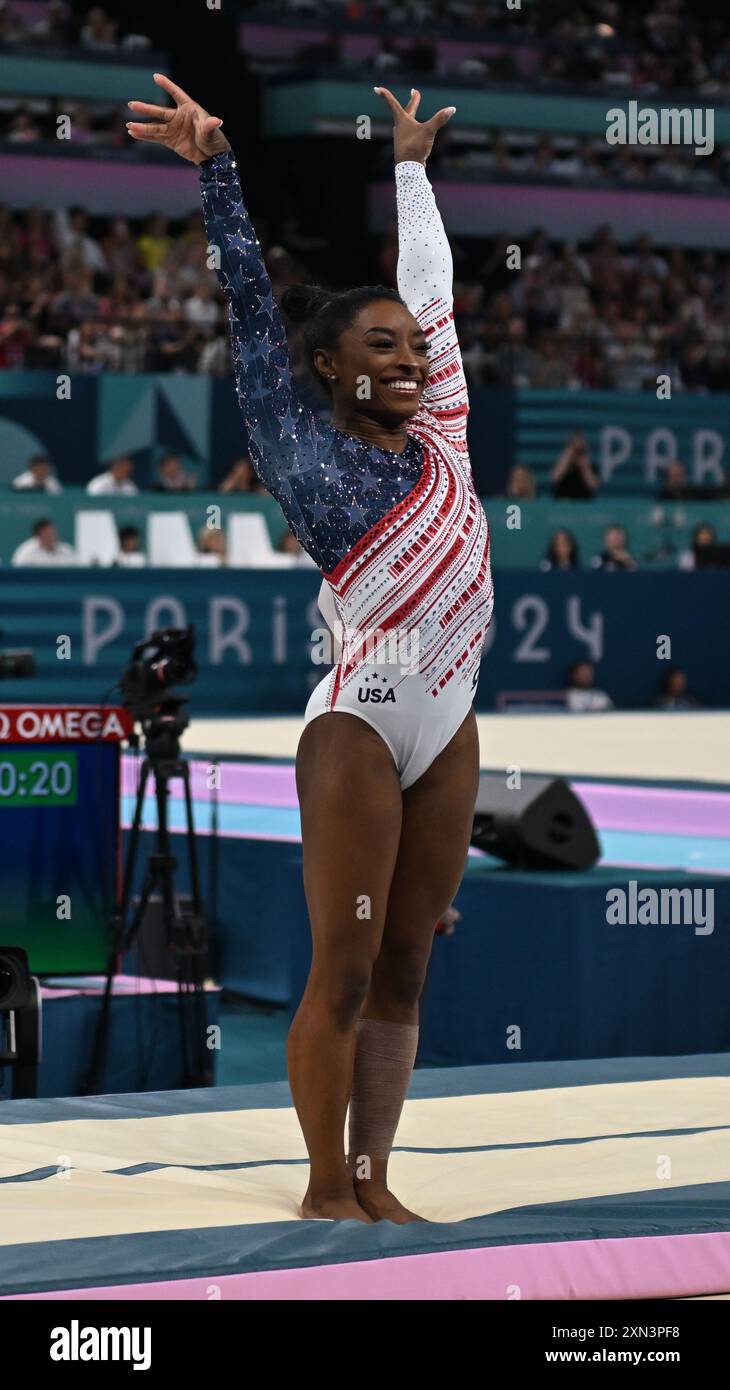 30th July 2024; Paris Olympic Games, Bercy Arena, Paris, France, Day 4 ...