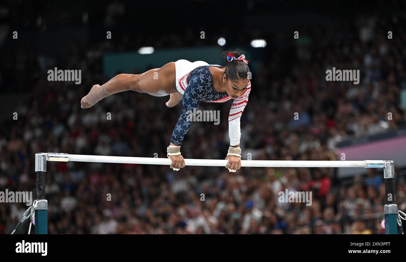Jordan chiles paris 2024 hi-res stock photography and images - Alamy