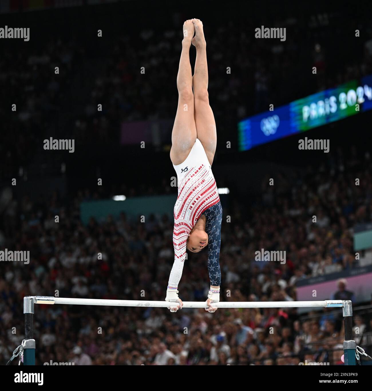 30th July 2024; Paris Olympic Games, Bercy Arena, Paris, France, Day 4; Womens Team Gymnastics ...