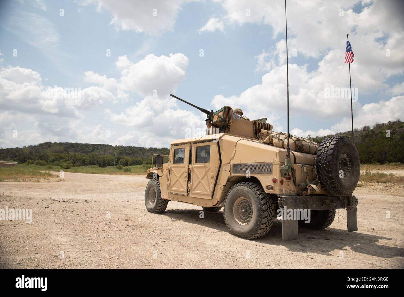 Texas Army National Guard Soldier Spc. Anglin, a cavalry gun crewman of ...