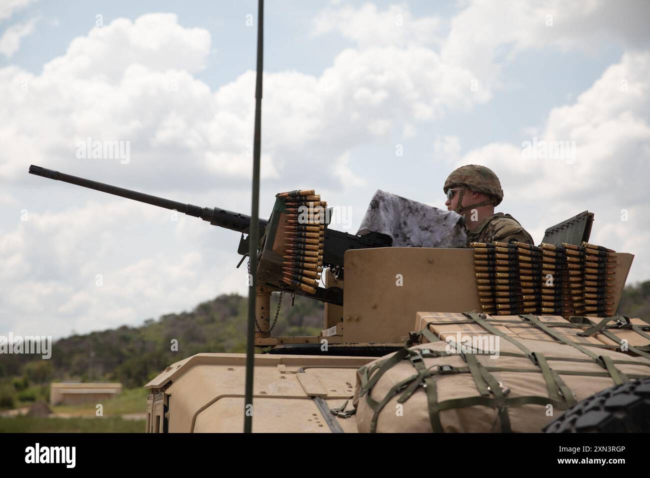 Texas Army National Guard Soldiers from Alpha Troop, 1st Squadron ...