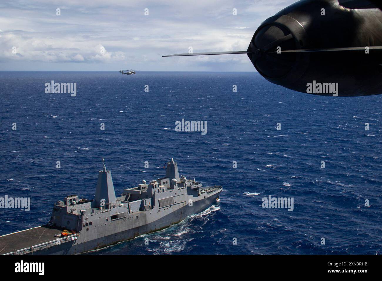 Two CH-53 Super Stallions attached to Marine Medium Tilt Rotor Squadron ...