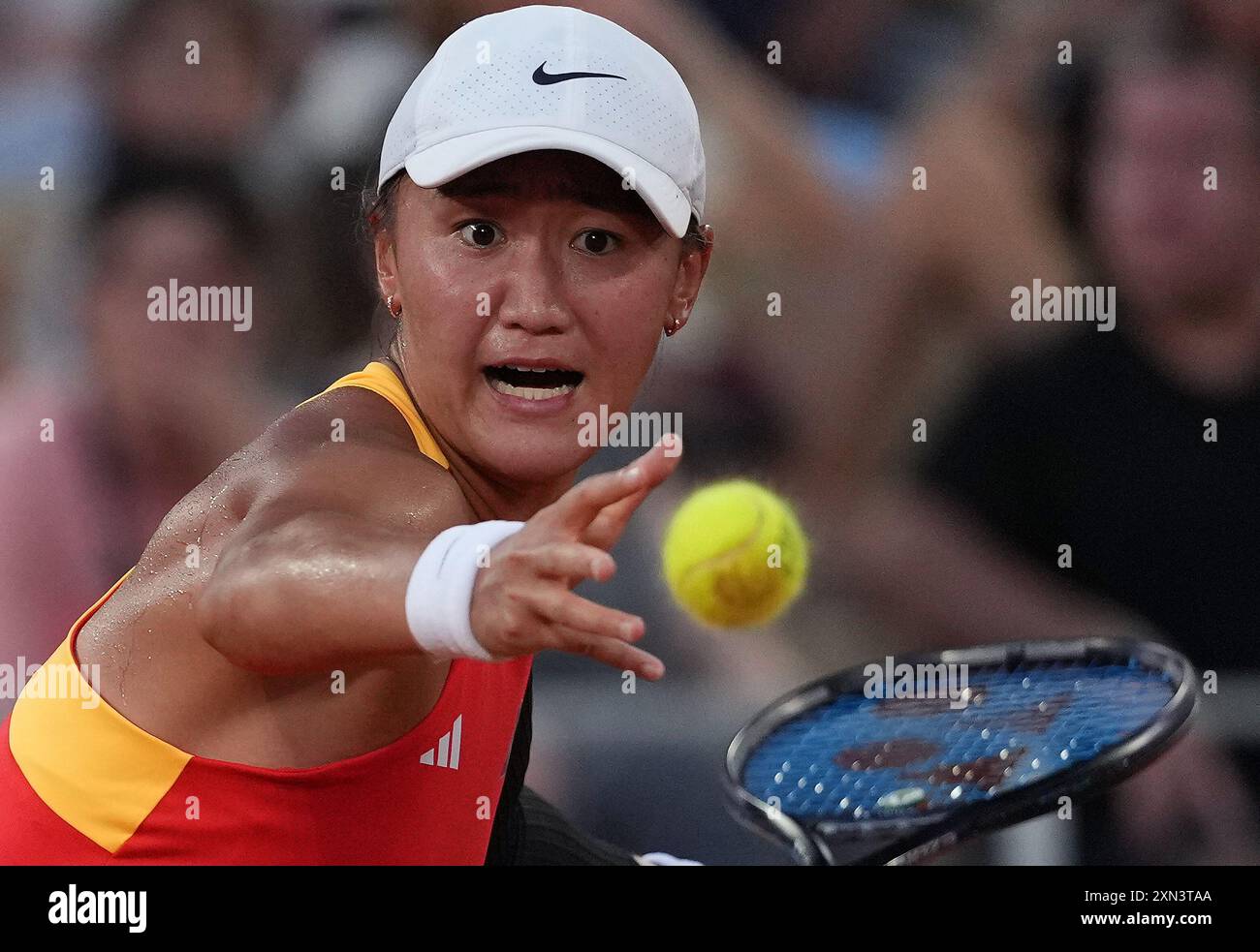 Paris, France. 30th July, 2024. Wang Xiyu of China competes during the ...