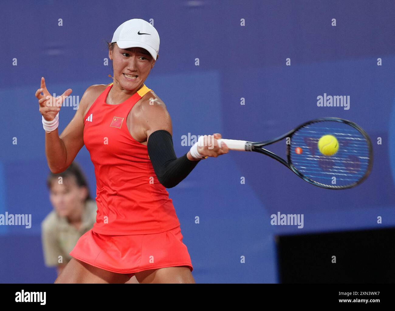 Paris, France. 30th July, 2024. Wang Xiyu of China competes during the ...