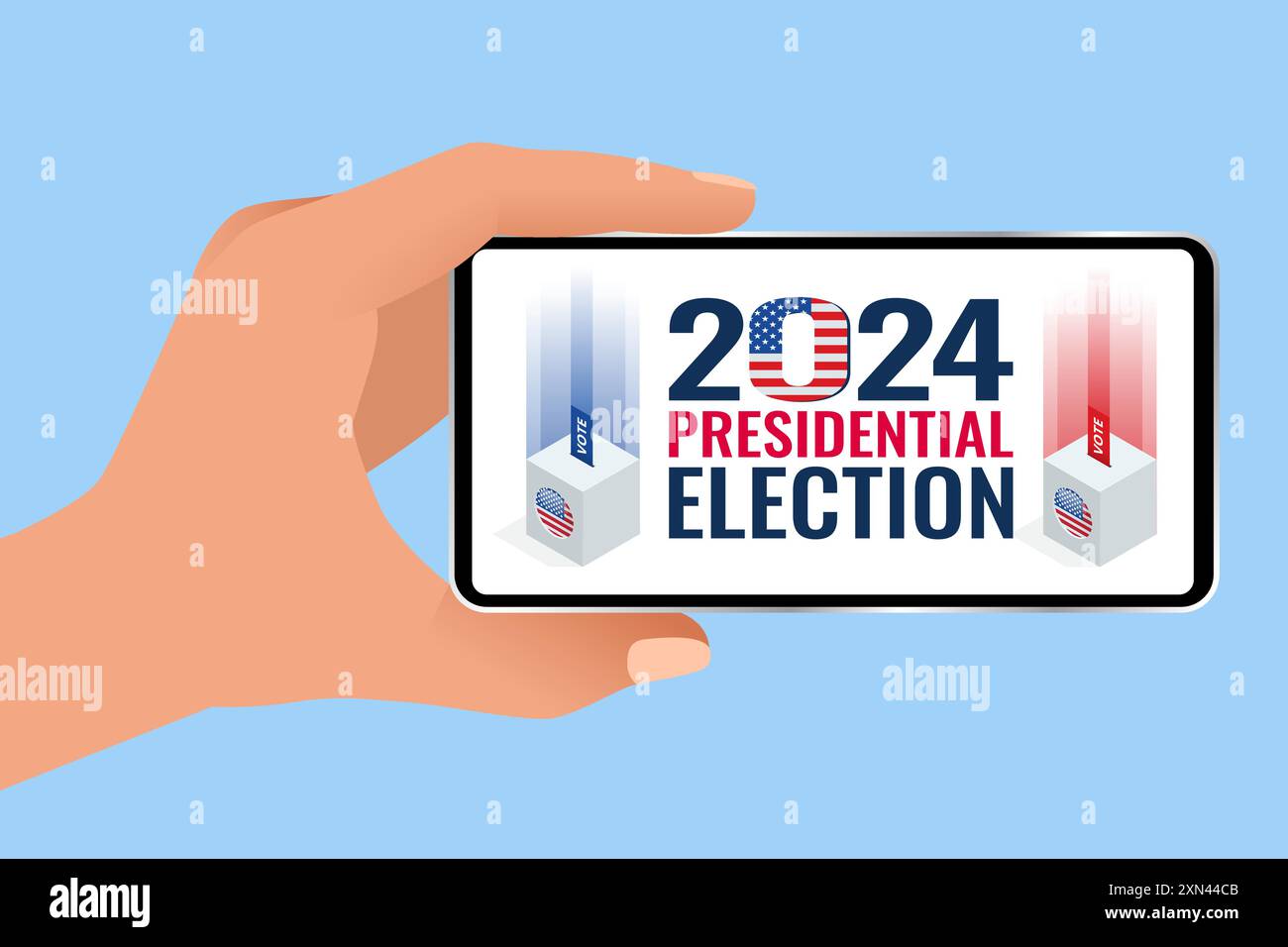 Online 2024 United States of America Presidential Election banner. 2024 ...