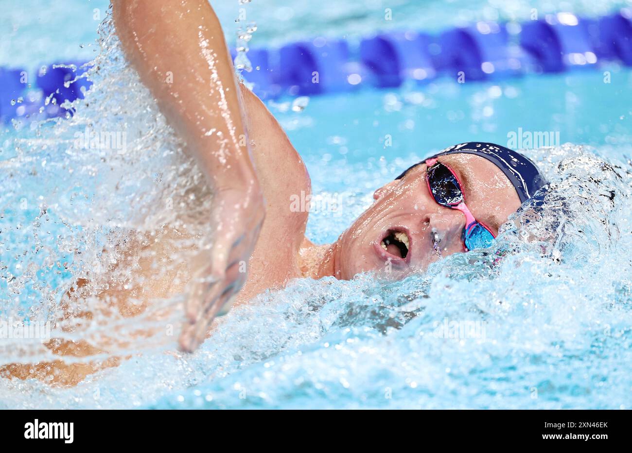 Paris, France. 30th July, 2024. David Aubry of France competes during ...