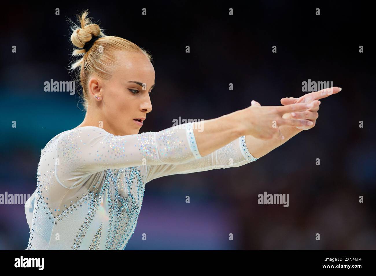 Alice D'Amato of Team Italy on balance beam during the Artistic ...
