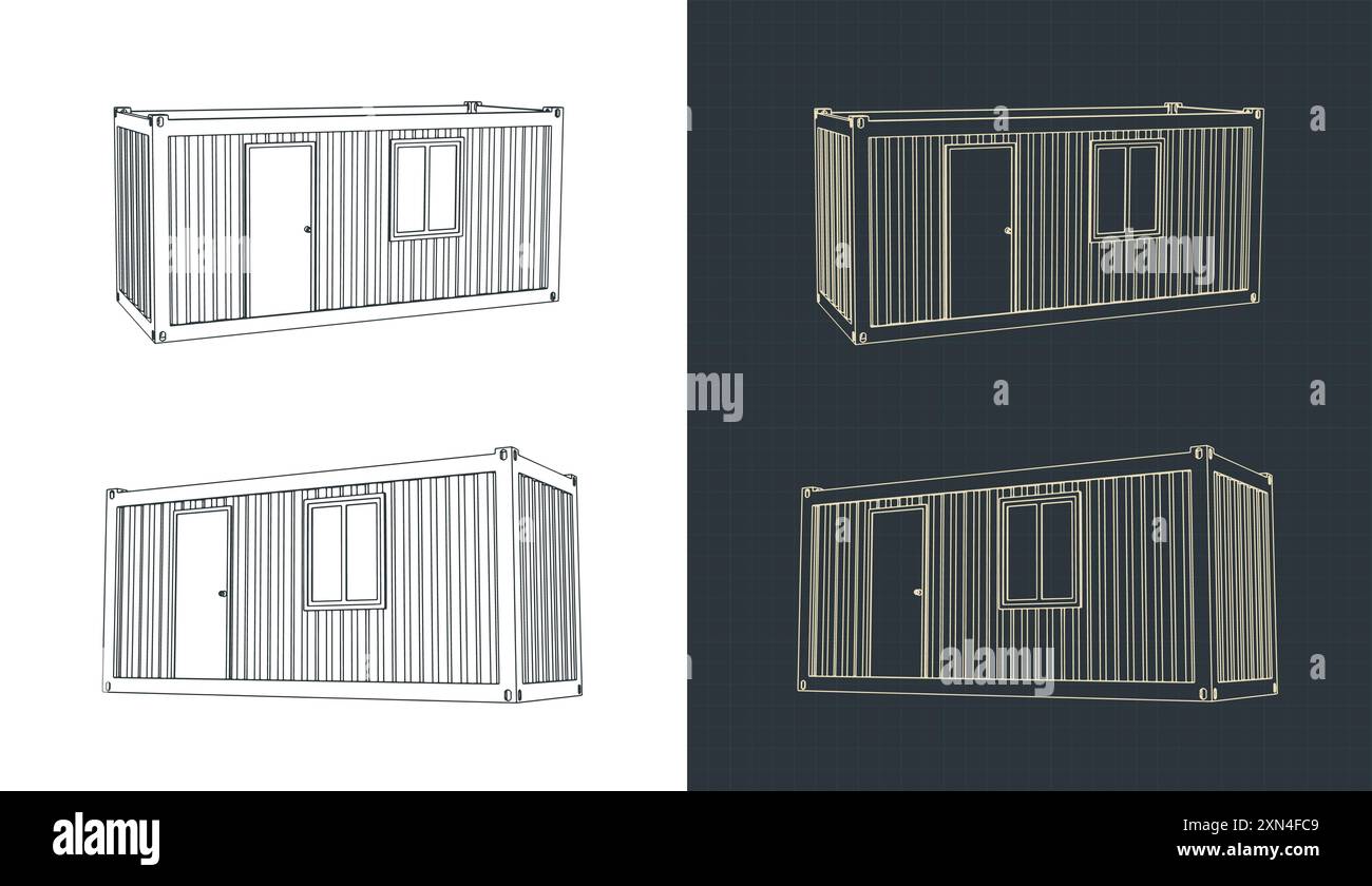 Temporary prefab container house for construction worker technical ...