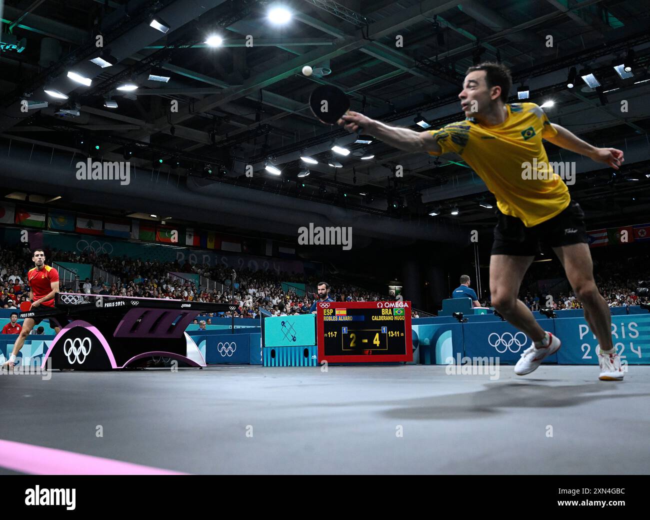 PARIS - FRANCE, July 30, 2024 - OLYMPICS 2024 Brazilian table tennis ...