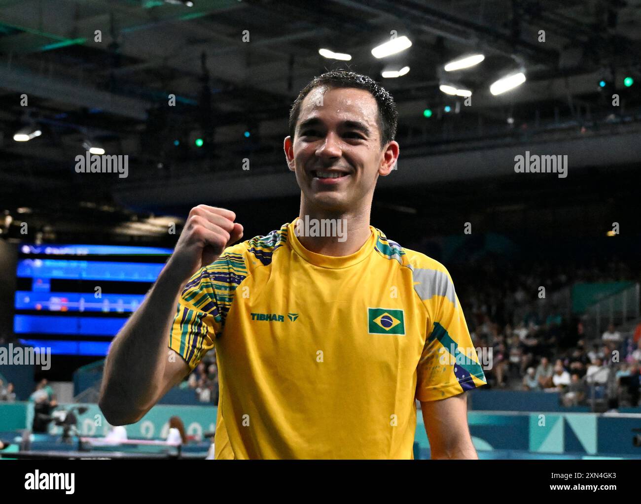 PARIS - FRANCE, July 30, 2024 - OLYMPICS 2024 Brazilian table tennis ...