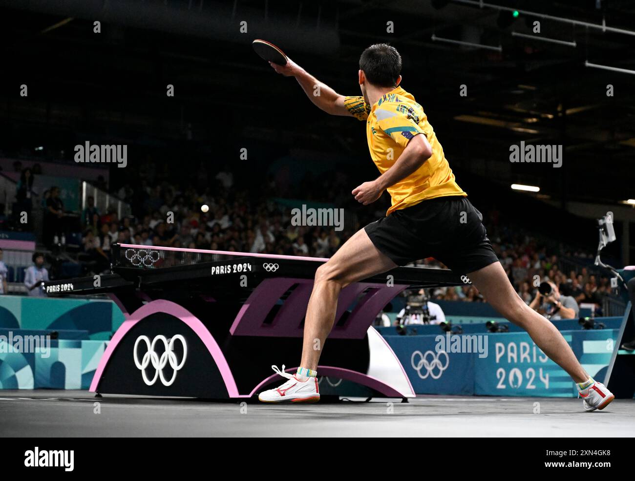 PARIS - FRANCE, July 30, 2024 - OLYMPICS 2024 Brazilian table tennis ...