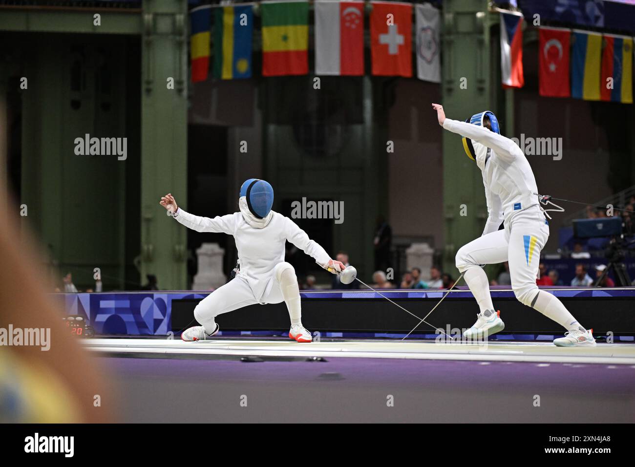 PARIS - FRANCE, July 30, 2024 - OLYMPICS 2024 Olympic sport Fencing ...