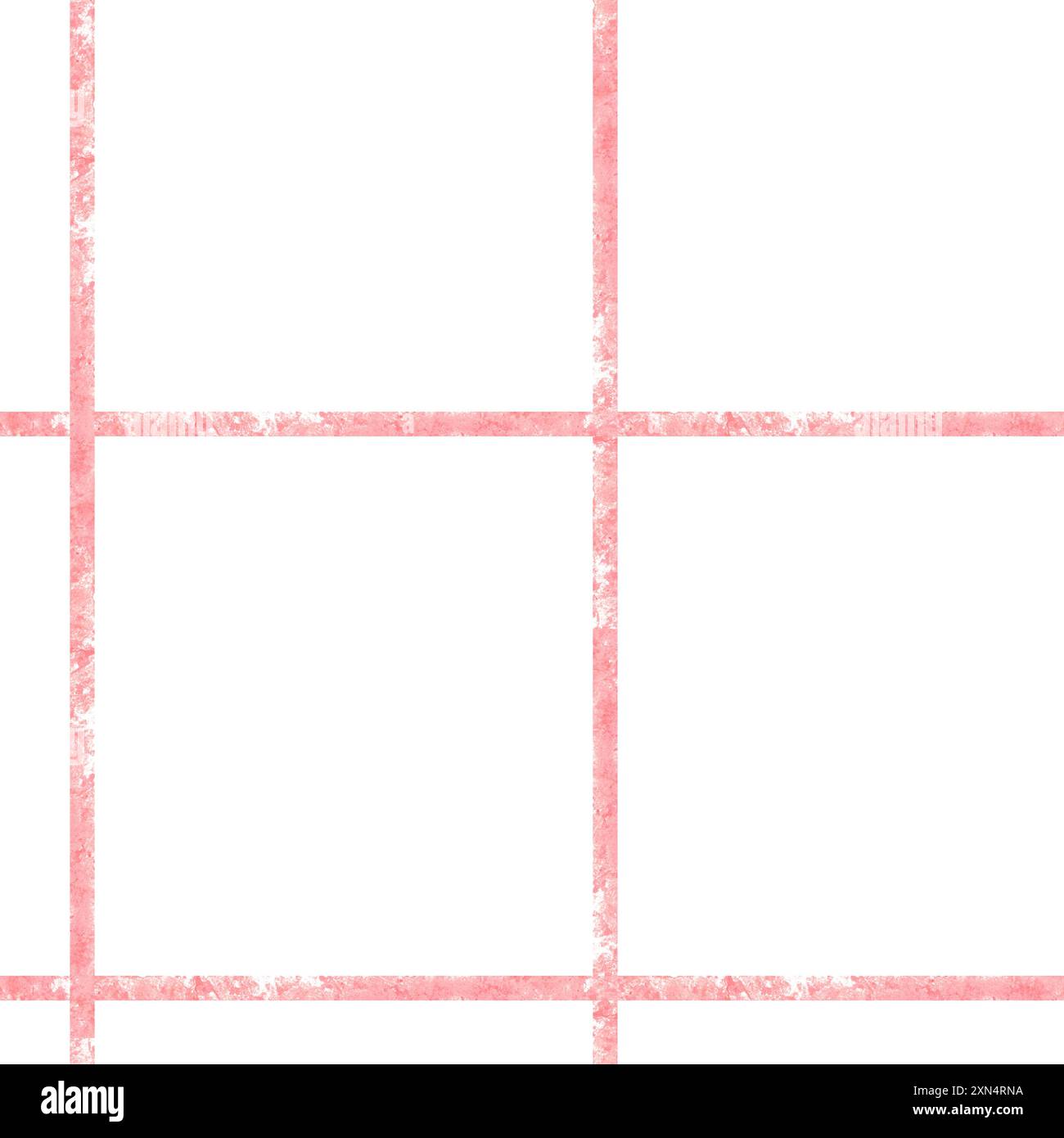 Watercolor seamless check pattern. Hand-drawn, isolated on white ...