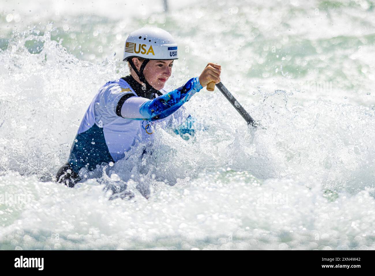 Paris, France. 30th July 2024. Olympic Games, first class C1 and K1 ...