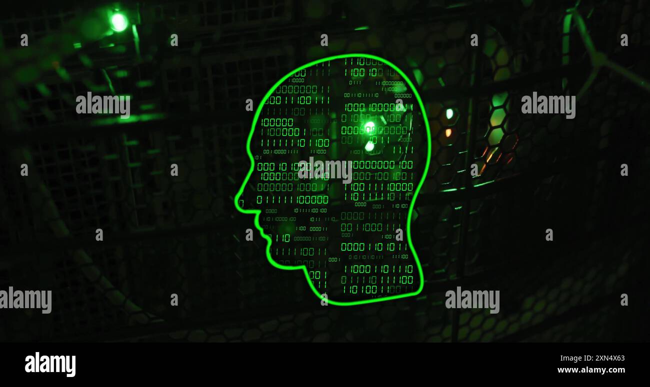 Human head silhouette hi-res stock photography and images - Alamy