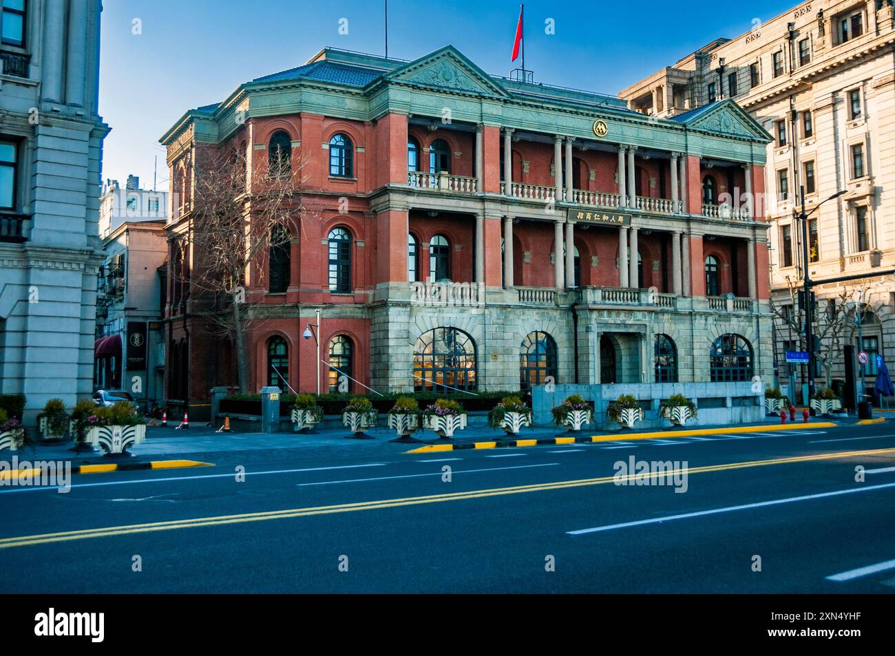 The red brick China Merchants Company Building at no.9 on Shanghai’s ...