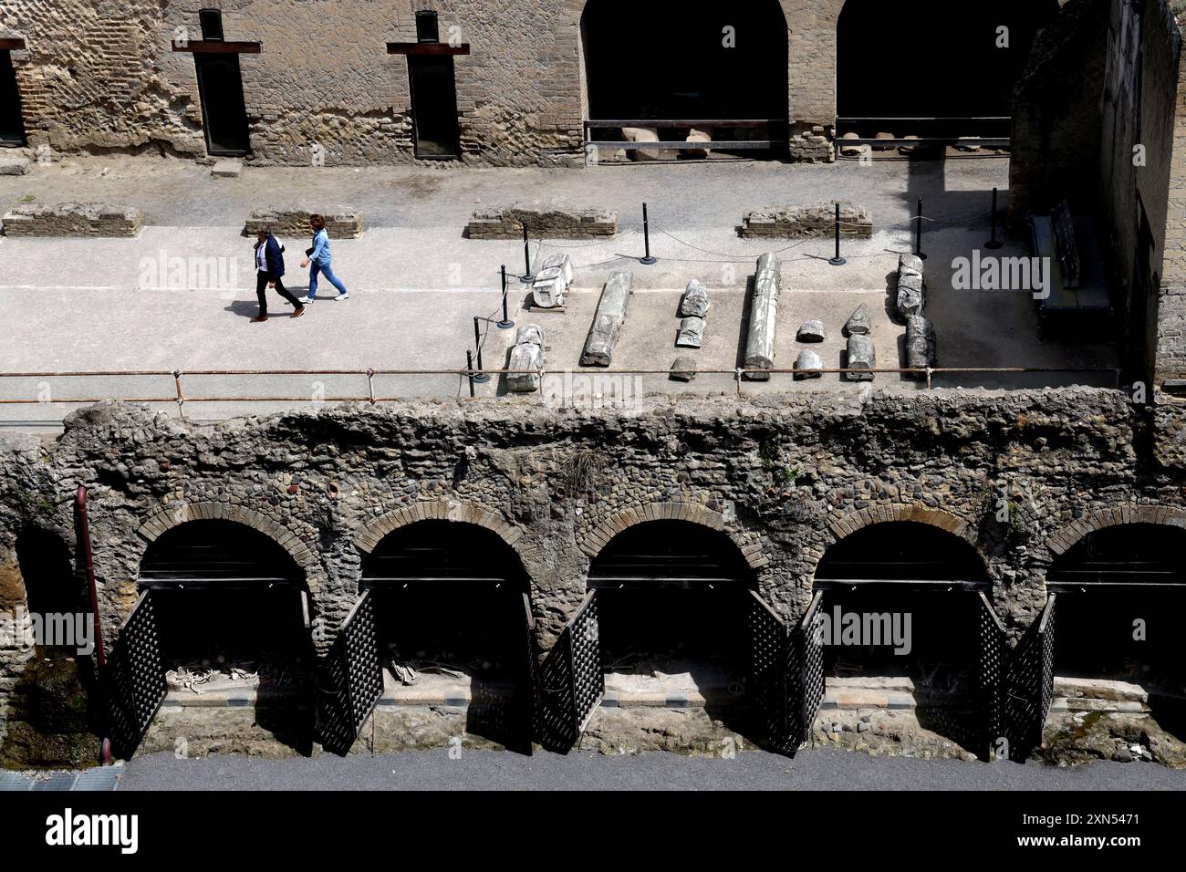 The Boatsheds under the Sacred Area in the ruins of the ancient Roman ...