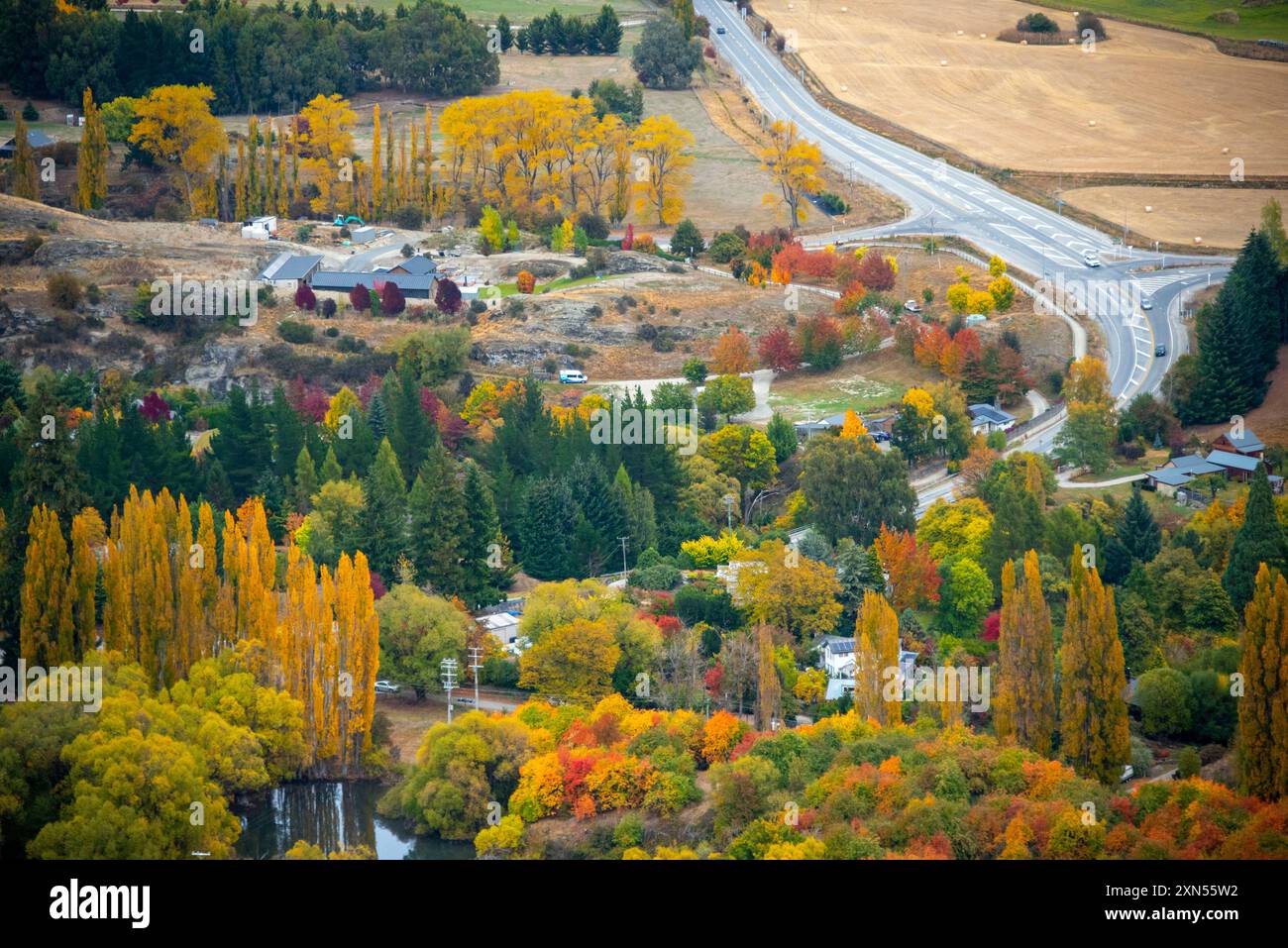 Arrow Junction in Otago - New Zealand Stock Photo - Alamy
