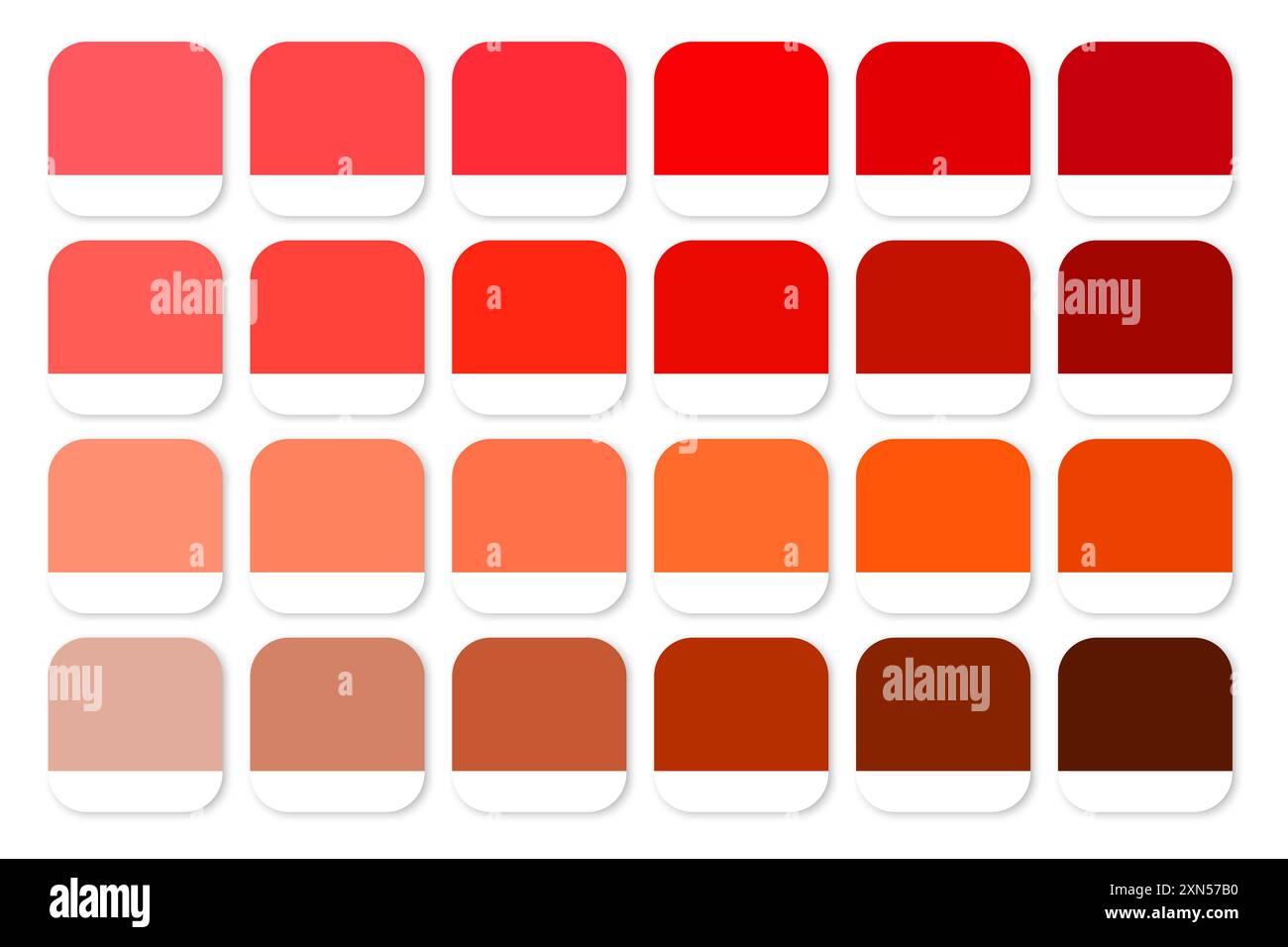 Coral And Orange Color Scheme