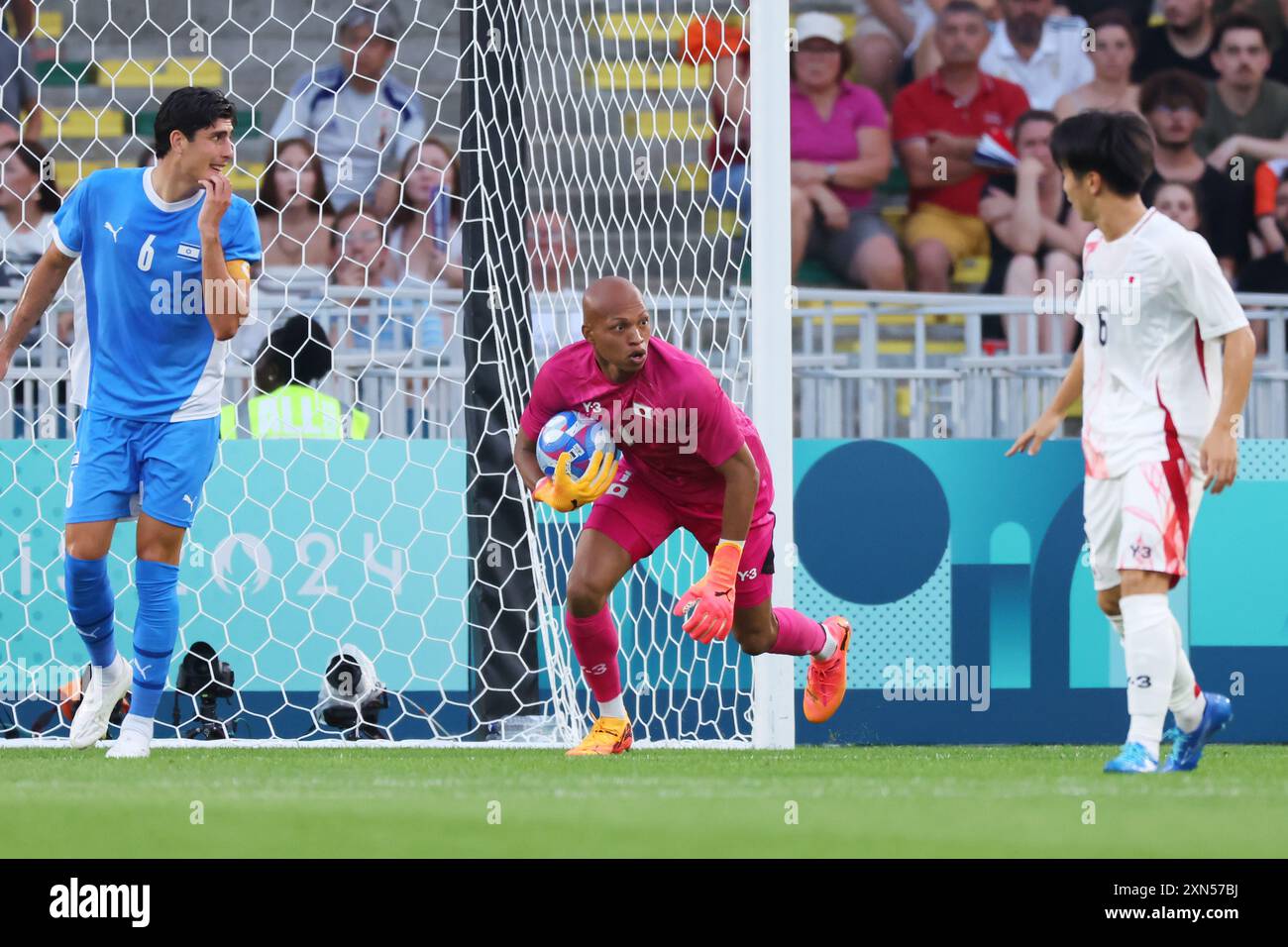 Nantes, France. 30th July, 2024. Leo Brian Kokubo (JPN) Football/Soccer ...