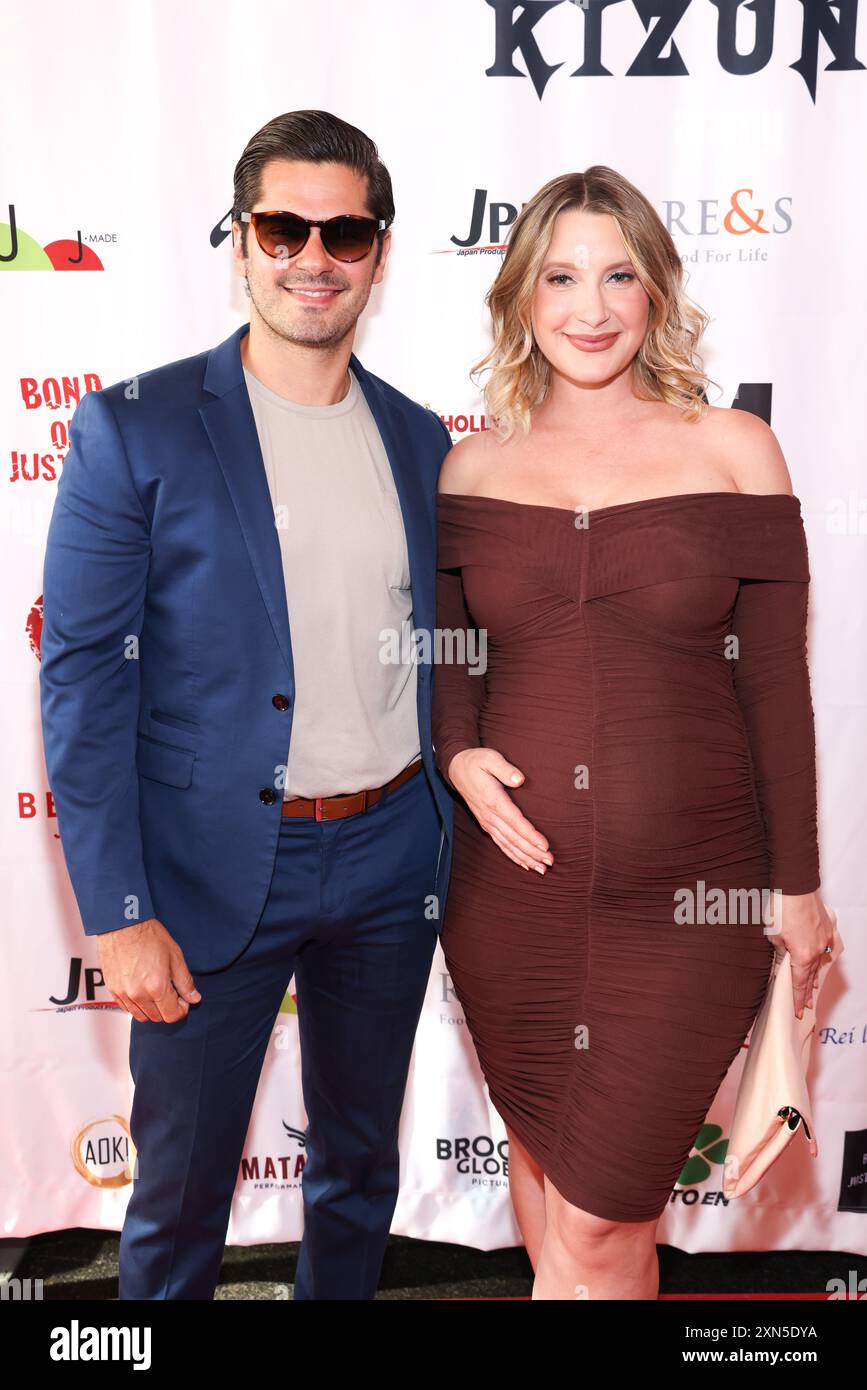 Hollywood, California, USA. 29th July, 2024. Kira Cahill and Gabriel ...
