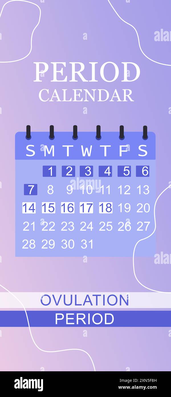 Menstrual cycle calendar hi-res stock photography and images - Alamy