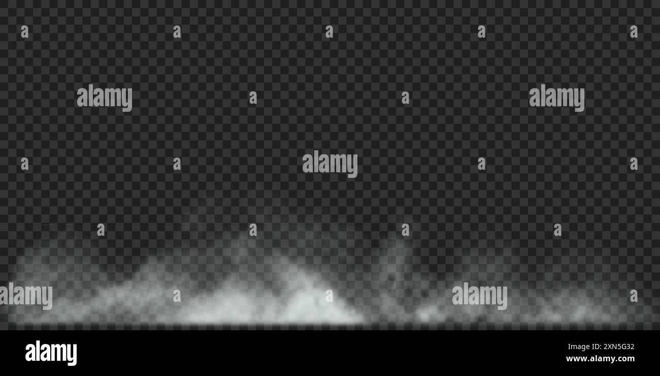 Mist, water haze, steam on floor, smoke Stock Vector Image & Art - Alamy