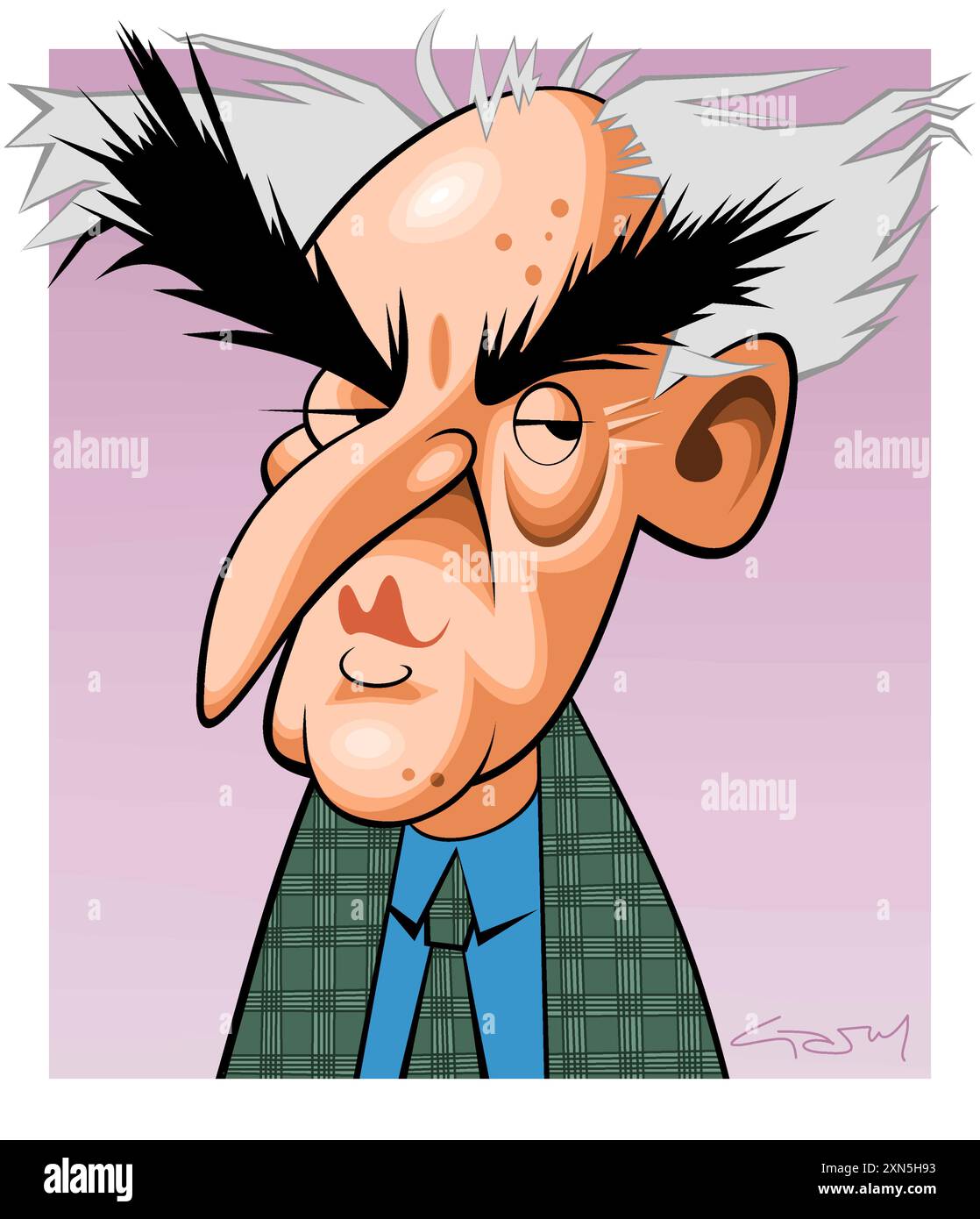 Illustration of the Russian physicist Vitaly Ginzburg (1916-2009 ...