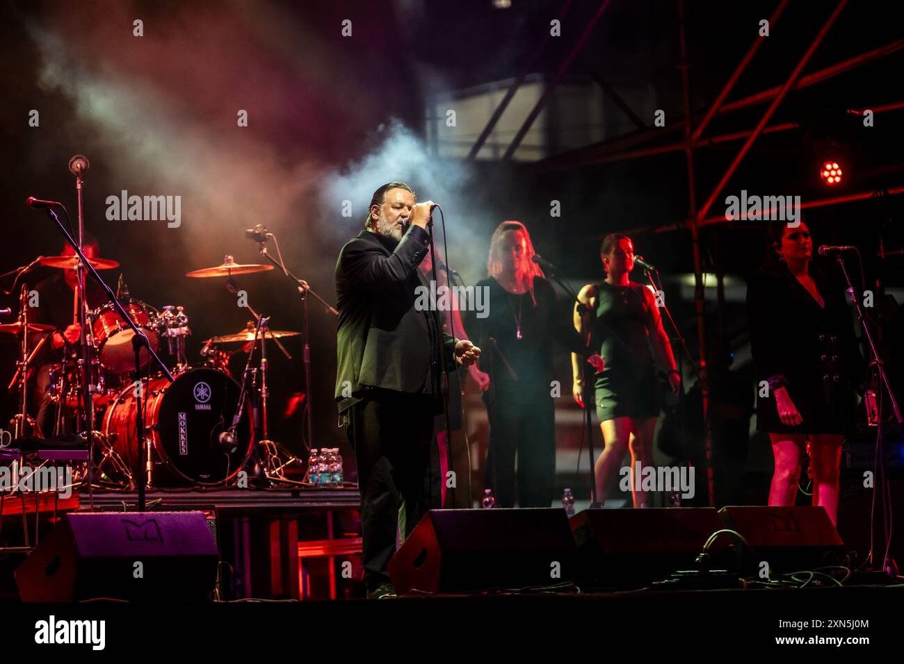 Liguria, Italy. 30/07/2024, Russell Crowe, the actor and singer arrives ...