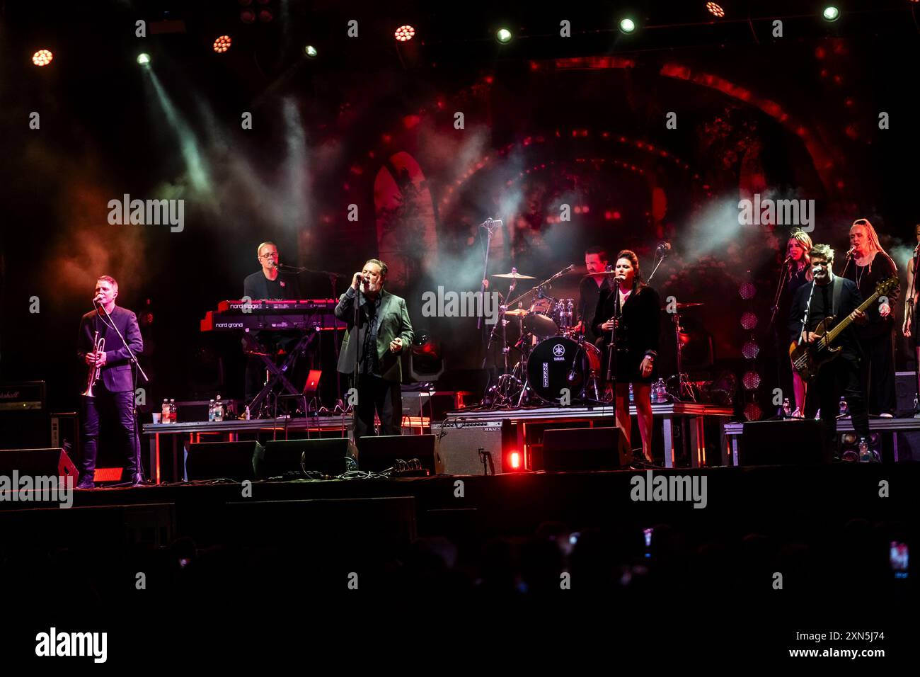 Liguria, Italy. 30/07/2024, Russell Crowe, the actor and singer arrives ...