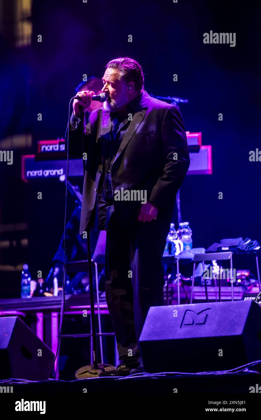 Liguria, Italy. 30/07/2024, Russell Crowe, the actor and singer arrives ...