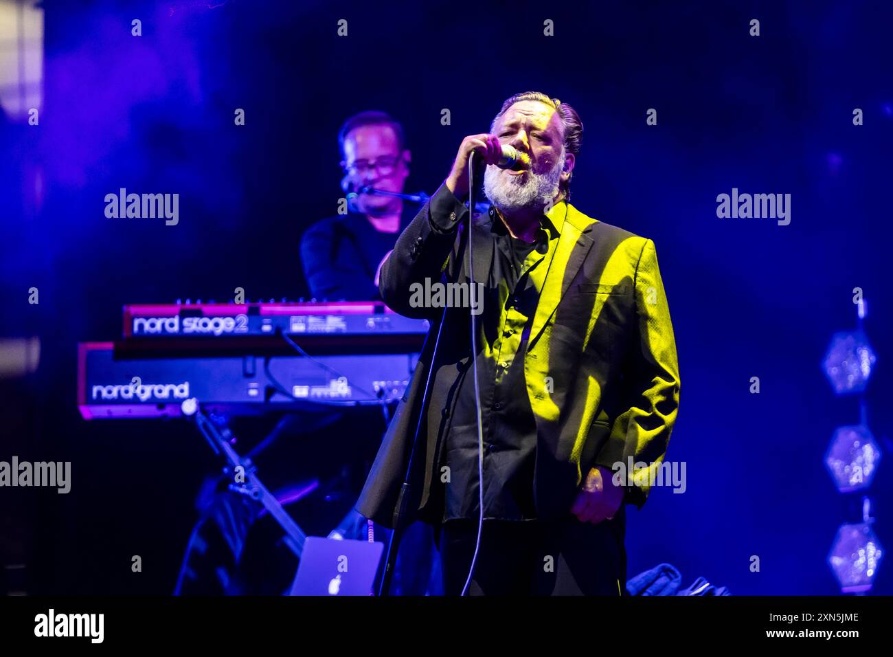 Liguria, Italy. 30/07/2024, Russell Crowe, the actor and singer arrives ...