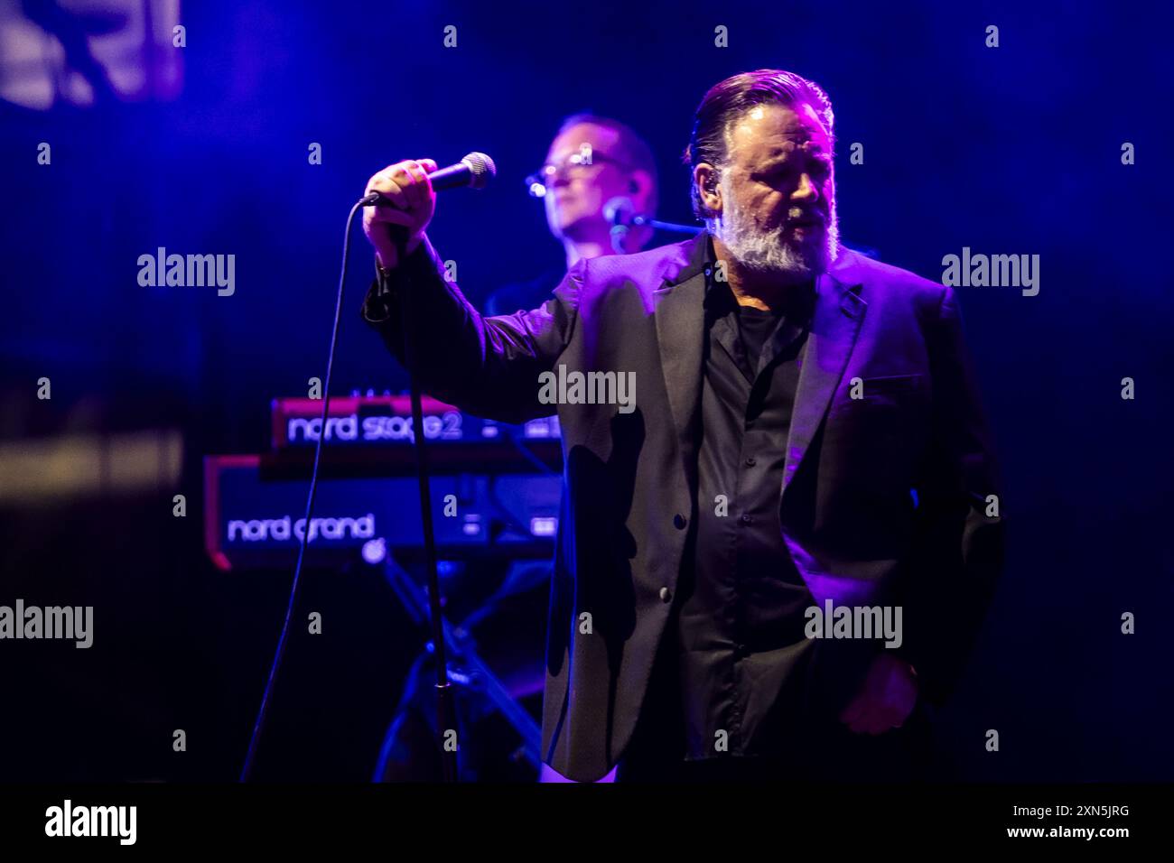 Liguria, Italy. 30/07/2024, Russell Crowe, the actor and singer arrives ...