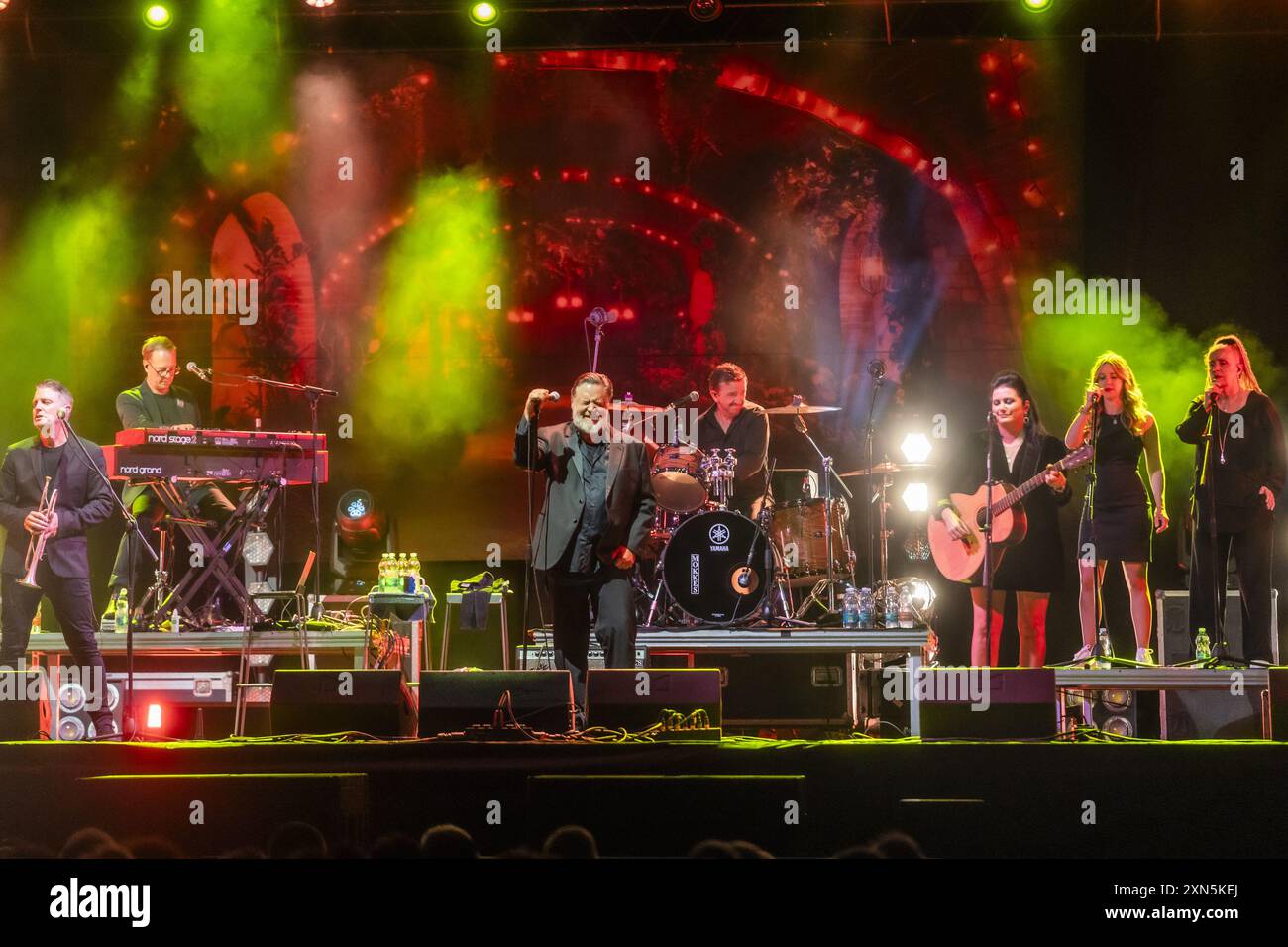 Liguria, Italy. 30/07/2024, Russell Crowe, the actor and singer arrives ...