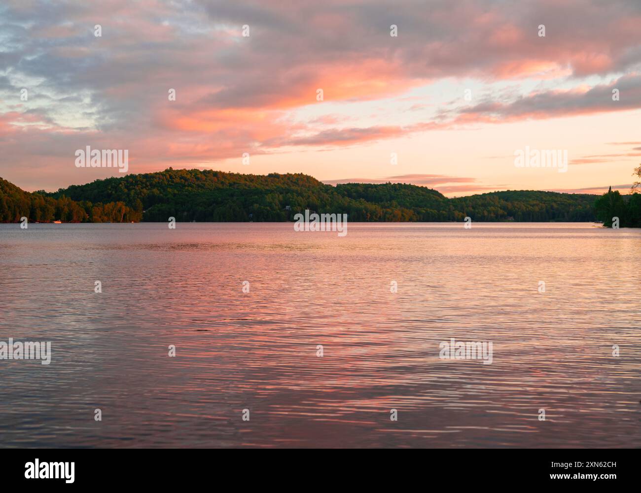 Lake louise at sunset hi-res stock photography and images - Alamy