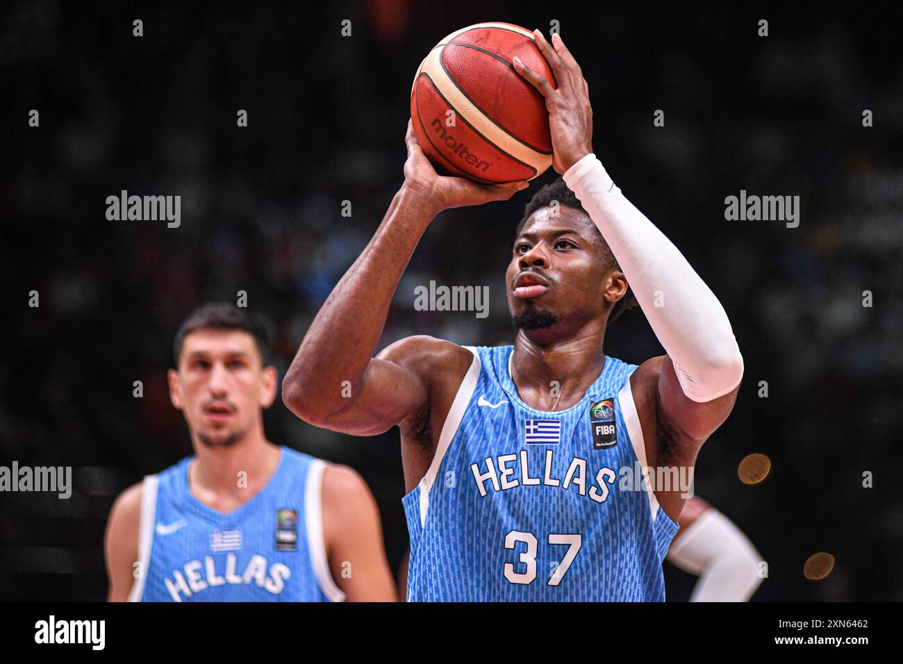 Kostas Antetokounmpo (Greece). FIBA Olympic Qualifying Tournament ...