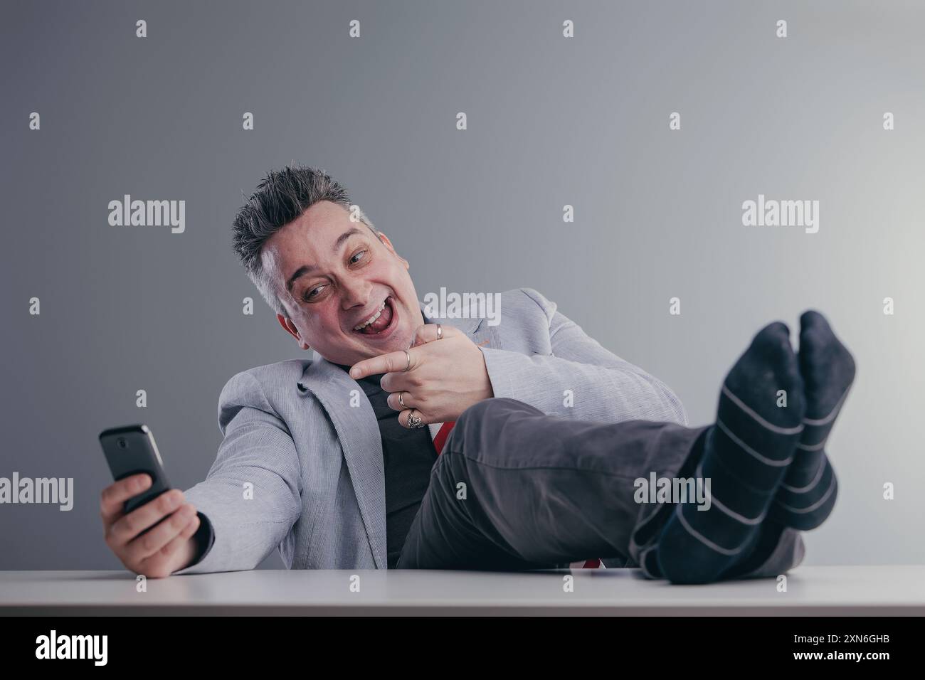 Slacking off at work hi-res stock photography and images - Alamy
