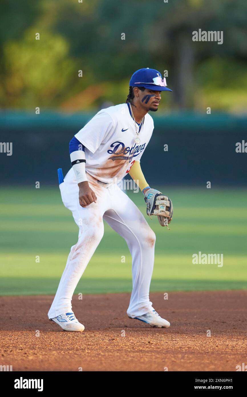 ACL Dodgers shortstop Joendry Vargas (35) during an MiLB Arizona ...