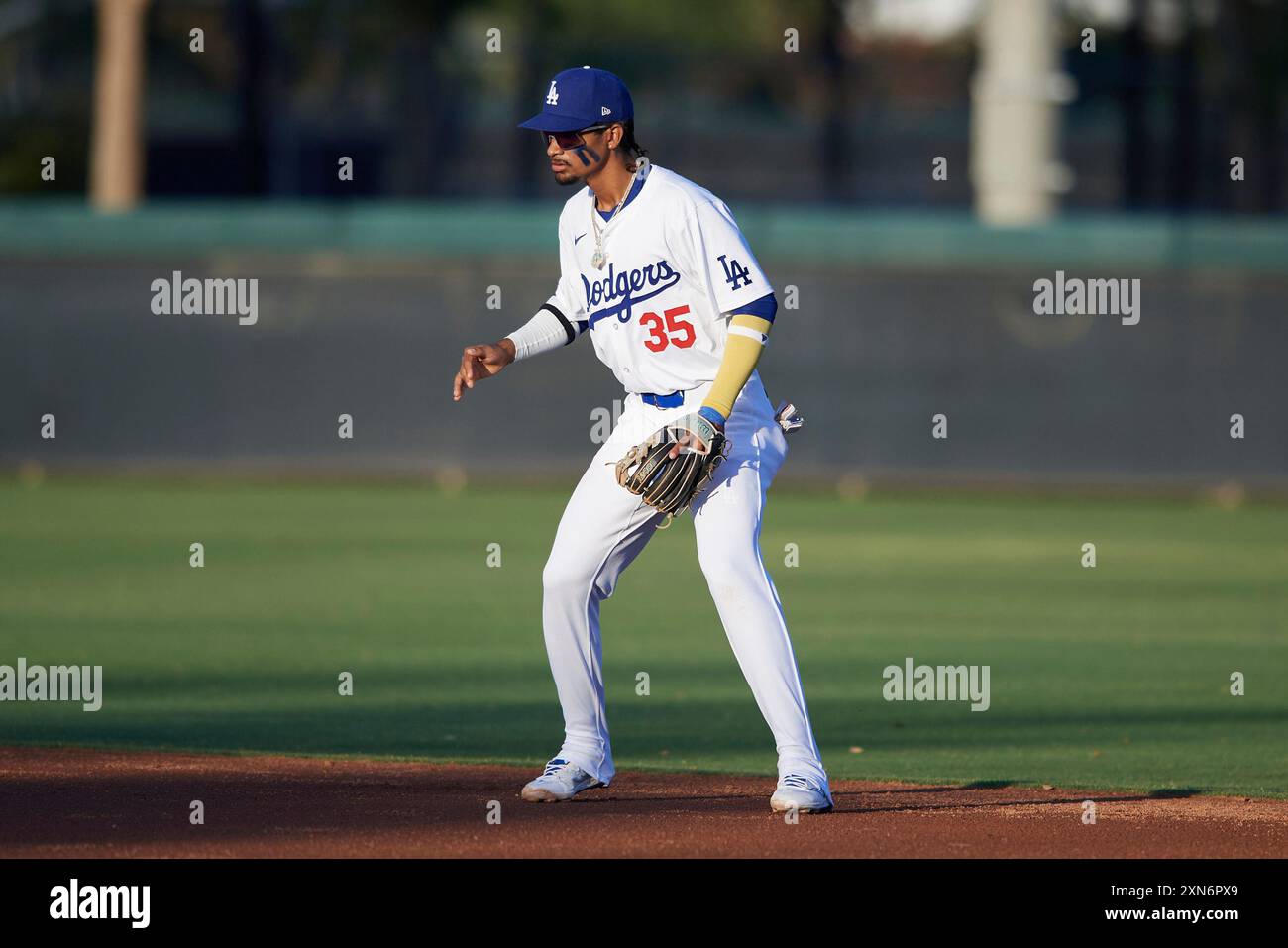 ACL Dodgers shortstop Joendry Vargas (35) during an MiLB Arizona ...