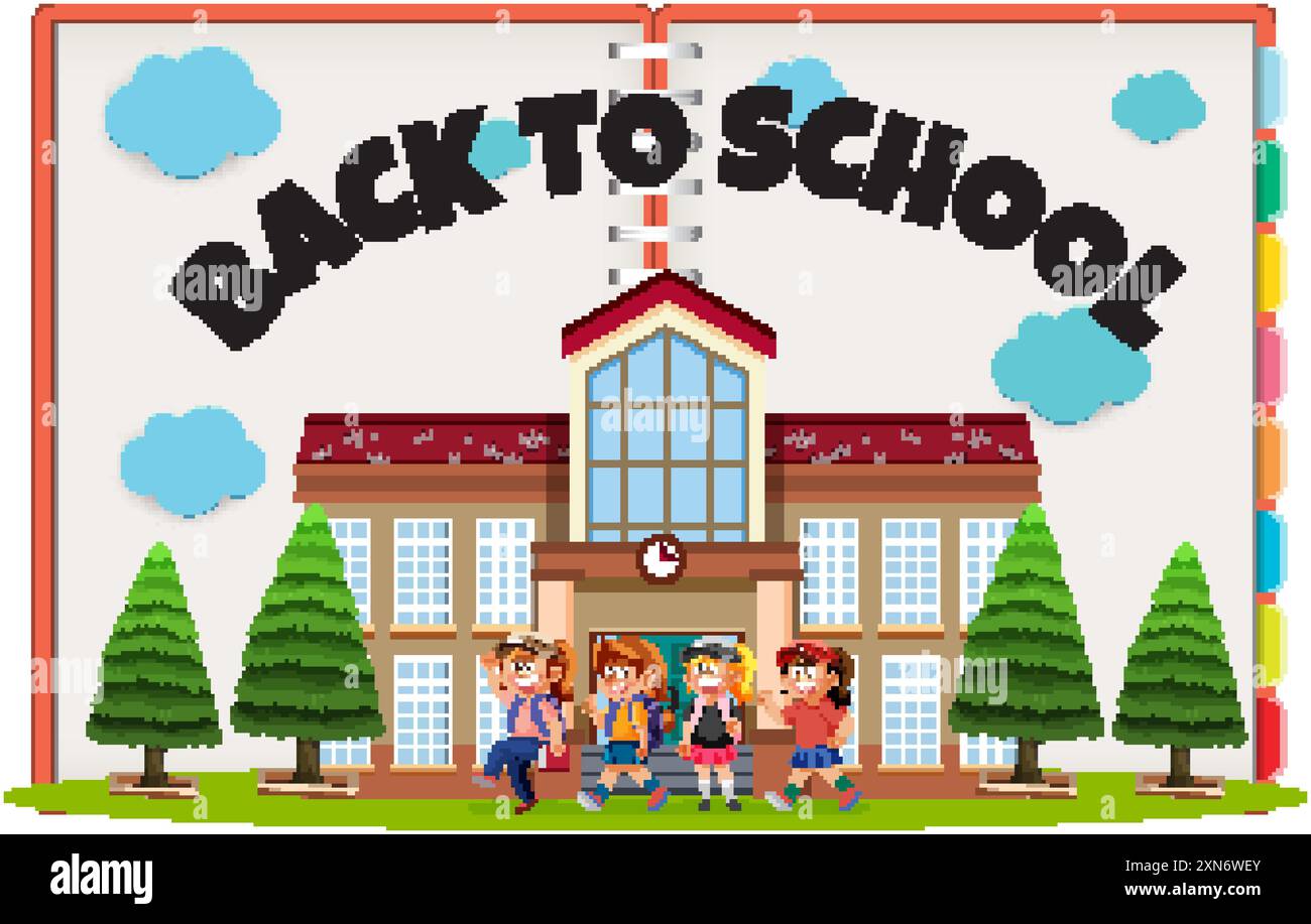 Community primary school Stock Vector Images - Alamy