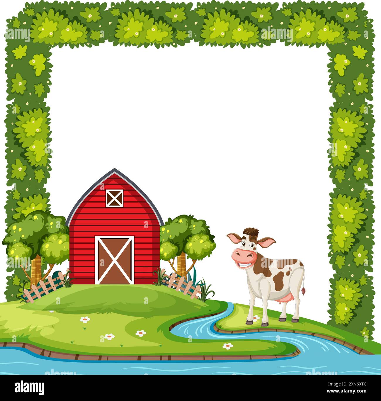 Water stream agriculture Stock Vector Images - Alamy
